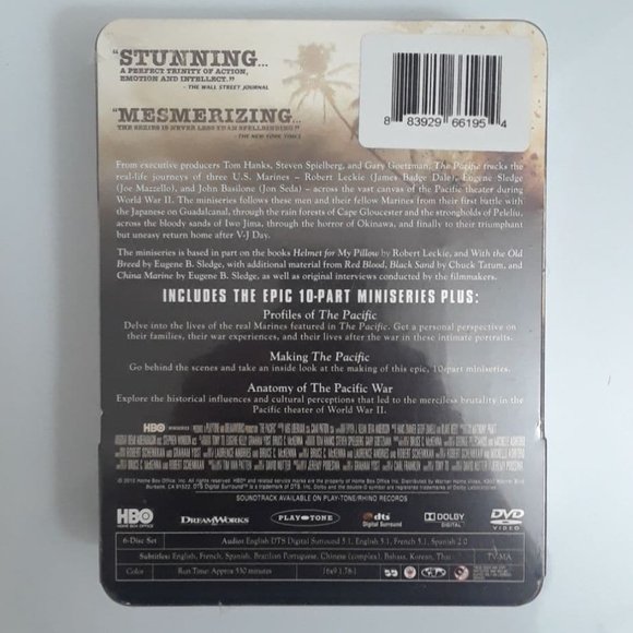 Other | The Pacific Dvd Tin Box Set Nwot | Poshmark